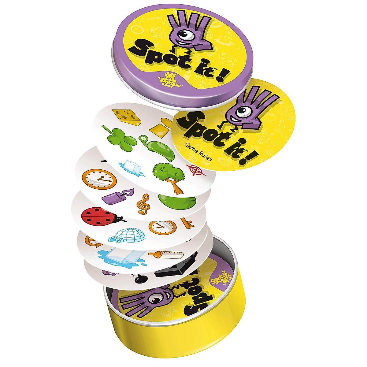 Spot It! Classic - Award-Winning Card Game with Endless Playability, Fast-Paced Observation Game for the Whole Family! Ages 6+, 2-8 Players, 15 Minute Playtime, Made by Zygomatic