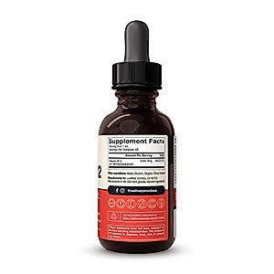 Vegan Vitamin B12 Sublingual Liquid Drops by Live Conscious- Methylcobalamin Max Strength B12 5000mcg Formula - Vegan B 12 Vitamin Support Energy & Mood, Promote Memory, Aid Immune System - 60 Serving