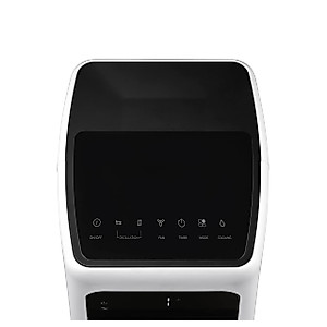 Newair Evaporative Cooler 412 CFM 215 sq. ft. Portable Freestanding Home Air Cooler 3 Fan Speeds Dual Direction Oscillation White Evap Cooler