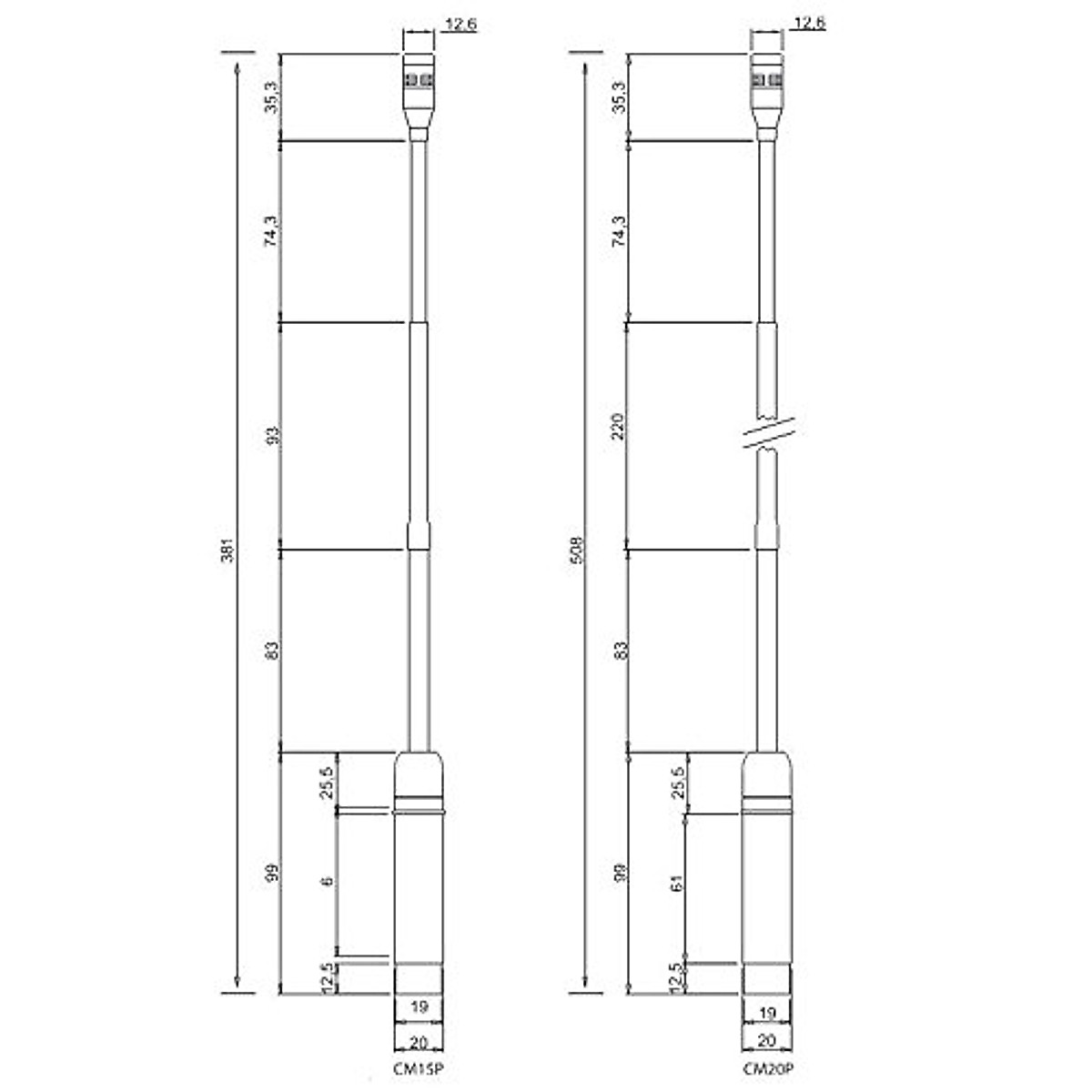 Samson CM15P Gooseneck Podium Microphone,Black