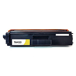 GreenEngineered High Yield Toner Cartridges Value Pack - Compatible for TN433 Brother TN433BK TN433C TN433M TN433Y (BCMY) (4)