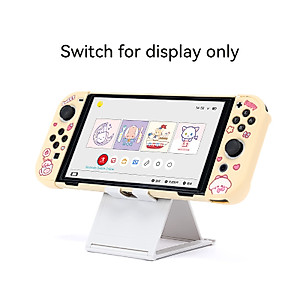 GeekShare Desktop Stands Holder, Portable Metal Holder for Switch/OLED/Lite, Cellphone