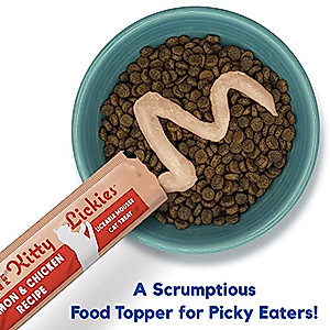 Lucy Pet Products Kitty Lickies Mousse Cat Treat Salmon & Chicken Recipe 2oz