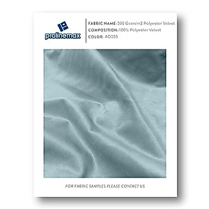 Prolinemax Contrast Pipe 8" Twin-XL Size 80x39x8 Velvet Indoor Daybed Mattress Fitted Sheet |Cover ONLY|-AD355