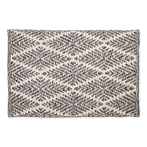 DII Woven Rugs Collection Hand-Loomed, 2x3', Gray Diamond