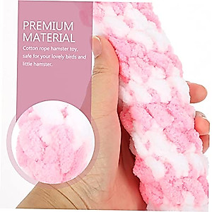 Balacoo Sugar Glider Climbing Rope Hamster Portable Rat Toy Hanging Guinea Pig Toy Hamster Climbing Toy Small Pet Climbing Rope Small Bird Swing Toy Bird Play chew The Bird Cotton Rope