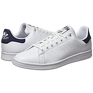 adidas Originals Men's Stan Smith Gymnastics Shoe, FTWR White FTWR White Collegiate Navy, 11.5