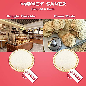 Sandwich Sealer, Sandwich Cutter and Sealer, Food-Grade 304 Stainless Steel Sandwich Sealer, Uncrustables Peanut Butter and Jelly Sandwiches Tool/PBJ Cutter, Uncrustable Sandwich Maker