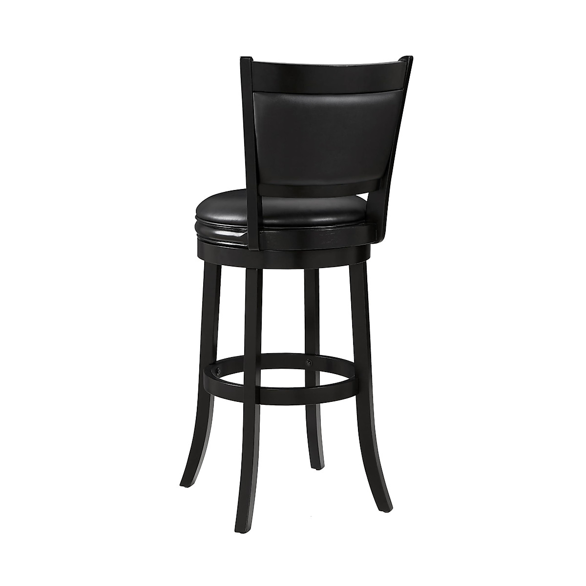 Ball & Cast Swivel Pub Height Barstool 29 Inch Seat Height Black Set of 1