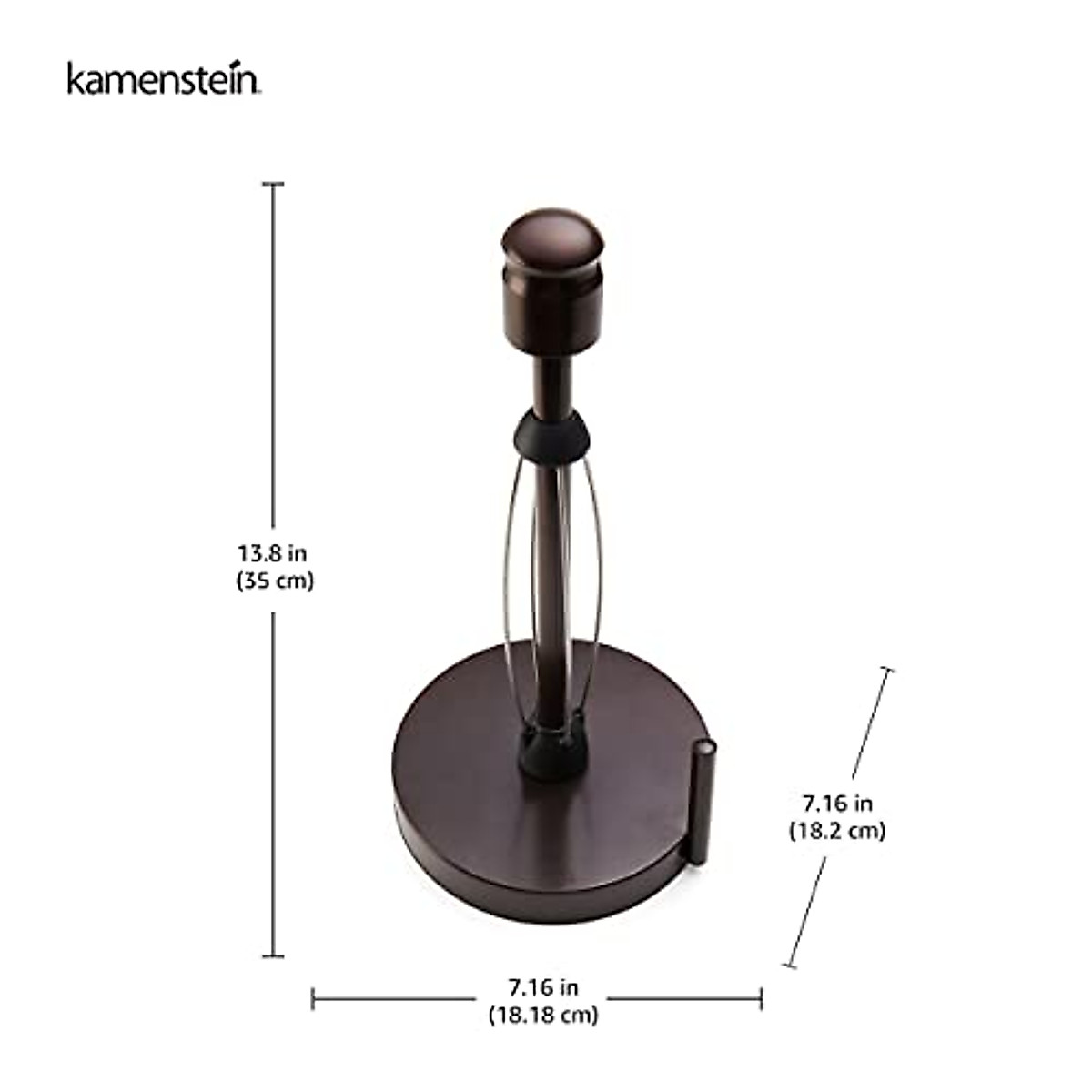 Kamenstein Perfect Tear Paper Towel Holder, 13-Inch, Bronze