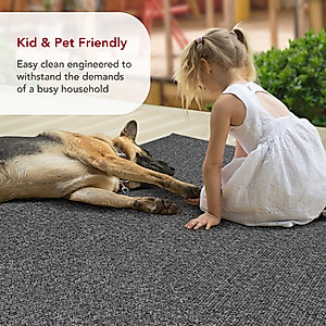 nuLOOM Braided Indoor/Outdoor Area Rug, 6' Round, Wynn Charcoal