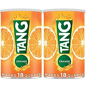 Tang Jumbo Orange Naturally Flavored Powdered Drink Mix 58.9 oz(Pack of 2)
