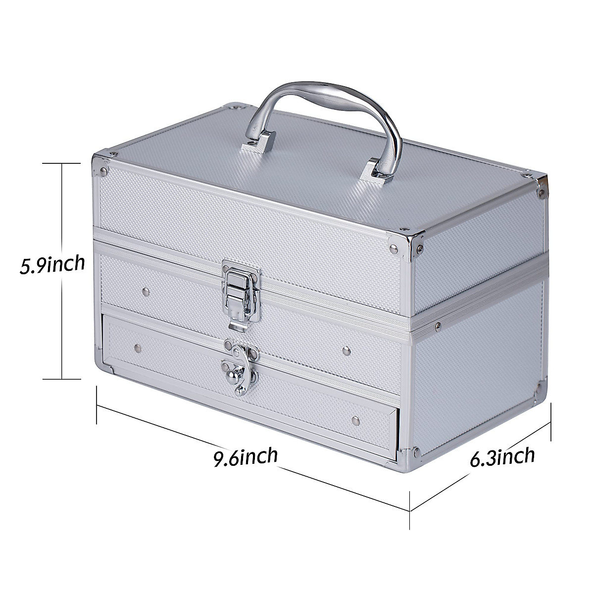 Hot Sugar Girls Makeup Set for Teenagers Beginners Adults Professionals with Reusable Trendy Silver Cosmetic Box Includes Everything for A Full Face Makeup Eyeshadow Lip Gloss Blush Brush Lipstick