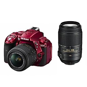 NIKON d5300 RED W-ZOOMLENSKIT