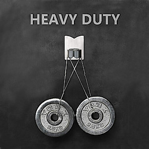 2 Pack Mop Broom Holder Racks 304 Stainless Steel Self Adhesive Heavy Duty Wall Mounted Mop Organizer Storage Clip Multi-Used for Garage Kitchen and Bathroom