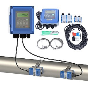 Ultrasonic Flow Meter Tuf-2000b Tm-1 & Ts-2, Liquid Flowmeter Dn20-700mm Sensor Ip67 for Water, sea Water, Sewage, Oil, Alcohol, etc.