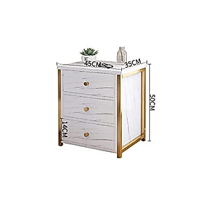 HIGOH Bedside Table Bedside Table Style Household Simple Bedside Table Bedroom Multi-Layer Shelf Small Living Room Multi-Function Cabinet