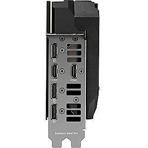 ASUS ROG Strix NVIDIA GeForce RTX 3060 Ti V2 OC Edition Gaming Graphics Card (PCIe 4.0, 8GB GDDR6, LHR, HDMI 2.1, DisplayPort 1.4a, Axial-tech Fan Design, 2.9-slot, Super Alloy Power II, GPU Tweak II)