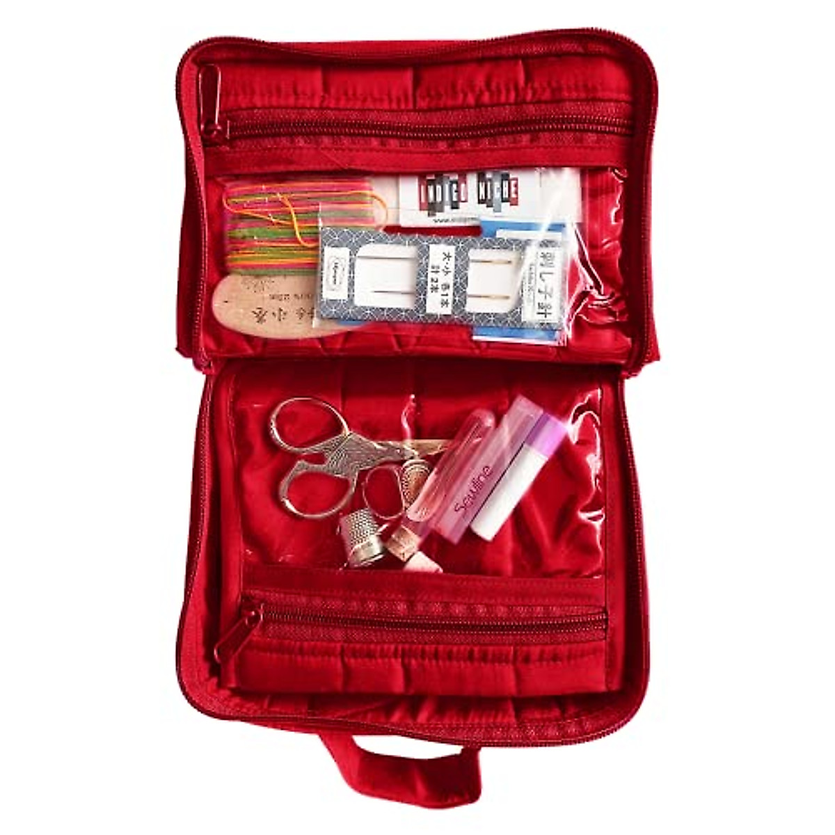 Yazzii Crafters Mini Organizer Tote Bag - Multipurpose Storage Organizer for Crafts, Cosmetics, & Jewelry