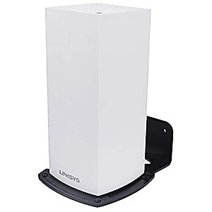VOMENC Linksys Velop WiFi 6 Mesh Router Wall Mount Bracket Wall Mount Stand Holder,WiFi Accessories for Linksys Velop WiFi 6 MX5 with Easy Installation and Space Saving (2-Pack)