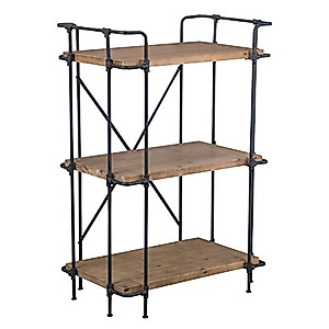 Christopher Knight Home Yorktown 4-Shelf Bookcase, Antique & Yorktown 3-Shelf Bookcase, Antique