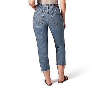 JAG Jeans Women's Stella High Rise Straight Leg Jeans-Legacy, Hudson Blue, 8