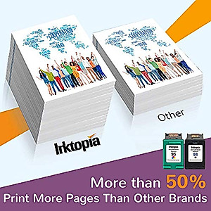 Inktopia Remanufactured Ink Cartridge Replacement for HP 98 95 (1 Black, 1 Tricolor) 2 Pack C9364WN C8766WN for Officejet 150 100 6310 PhotoSmart 8050 C4180 C4150, Deskjet 460 5940 Printer