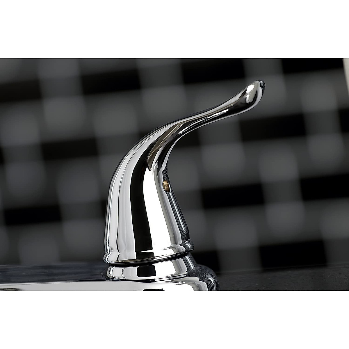 Kingston Brass KB791YL Yosemite 8" Centerset Kitchen Faucet, Polished Chrome