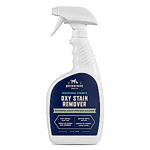 Rocco & Roxie Oxy Stain Remover - Oxygen Powered Carpet Cleaner Spray - Spot Cleaner for Upholstery, Couch, Laundry, Rug, Clothes, Car Seat, Mattress, Sofa, and More. - Pet & Baby Stains