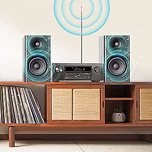 Bingfu 75 Ohm FM Antenna FM Antenna and AM Antenna for Pioneer Onkyo Yamaha Marantz Indoor HD Radio FM Radio Bluetooth Home Stereo Receiver AV Audio Video Home Theater Receiver Power