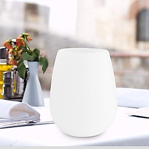 Easy To Wine Cup, Reusable Durable Silicone Glass, Portable Soda for Cocktails Beer Water