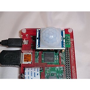 PIR-2-Pi IR Motion Detector - PIR Infra Red Movement Sensor & GPIO Clip for Raspberry Pi 4, Pi 3 and Pi Zero WH Models. Connects Directly to GPIO pins. PIR Module Sends Signals on GPIO4.