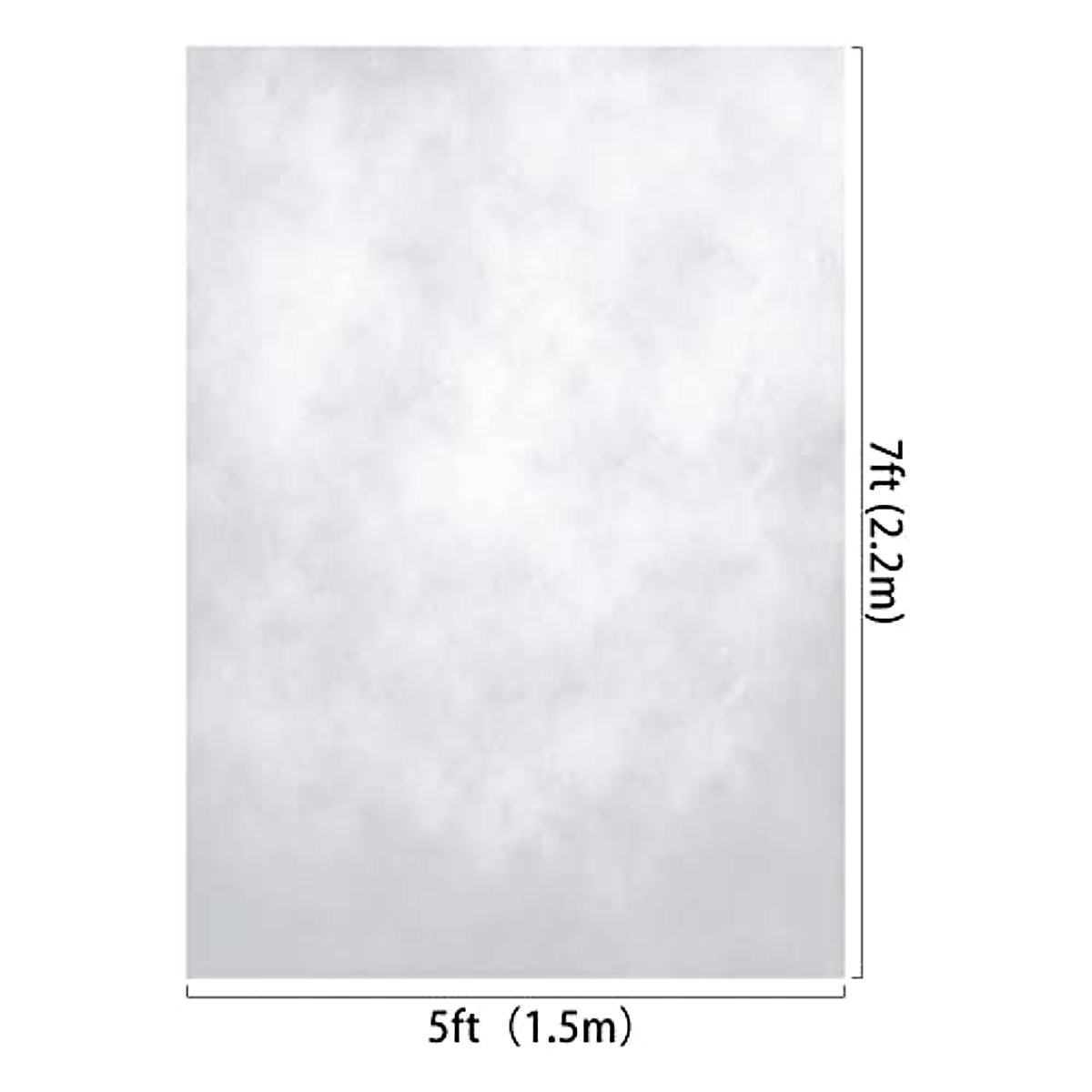 Kate 5x7ft Light Grey Photo Backdrops Gray White Backdrops Abstract Photoshoot Backgrounds Headshot Backdrops Newborn Photography Backdrop