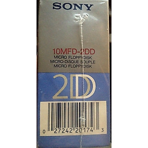 Sony MFD-2DD XT Series Enhanced Performance 3.5-Inch Micro Floppy Double Density Disks 10 Pack