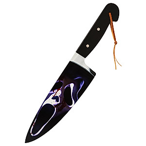 Spirit Halloween Ghost Face ® Knife Sign | Officially licensed | Home Décor | Horror Décor