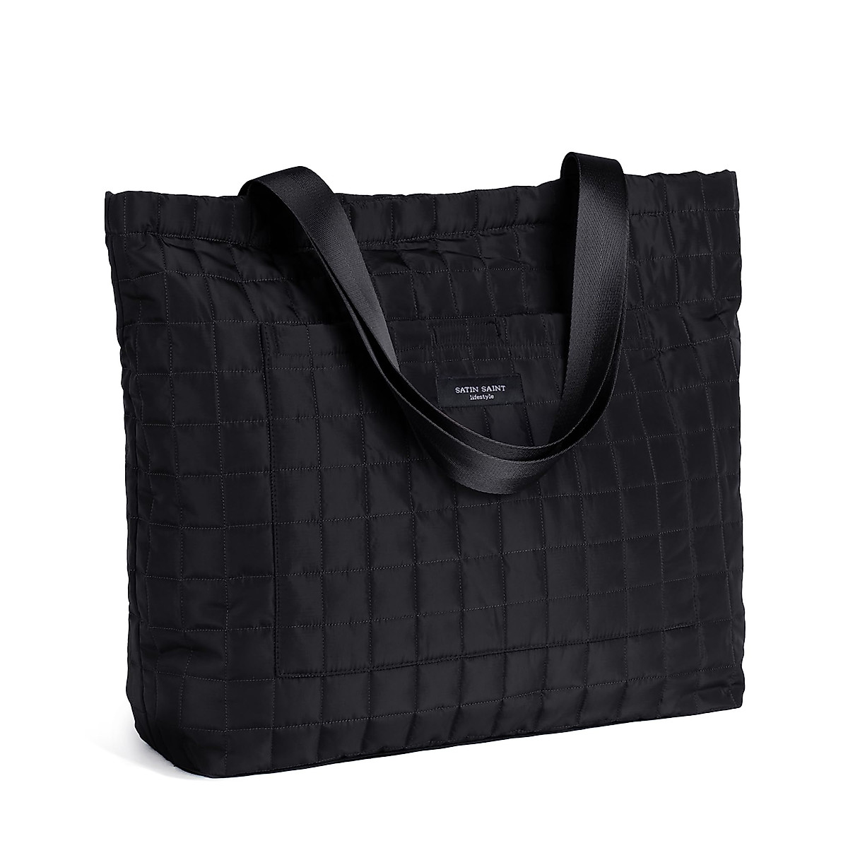 SATIN SAINT lifestyle Large Tote Bag for Women, Travel Tote Bag, Laptop Bag Handbag, Shopping Bag, Lightweight Shoulder Bag for Yoga Gym