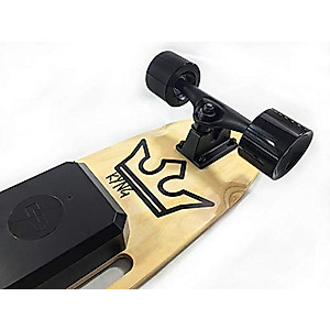 KYNG Electric Skateboard with Wireless LED Remote, 29" for Youth and Adults 15 MPH, 350W Motor, 10 Mile Range, Adjustable Speed and Braking, 7 Layer Maple Deck, 175lb Weight Load, Kids and Adult