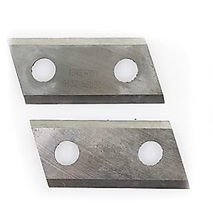 Wood Chipper Shredder Mulcher Replacement Dual Edge Blade/Knives Set (QTY: 2) for both SuperHandy & Landworks Electric Wood Chippers