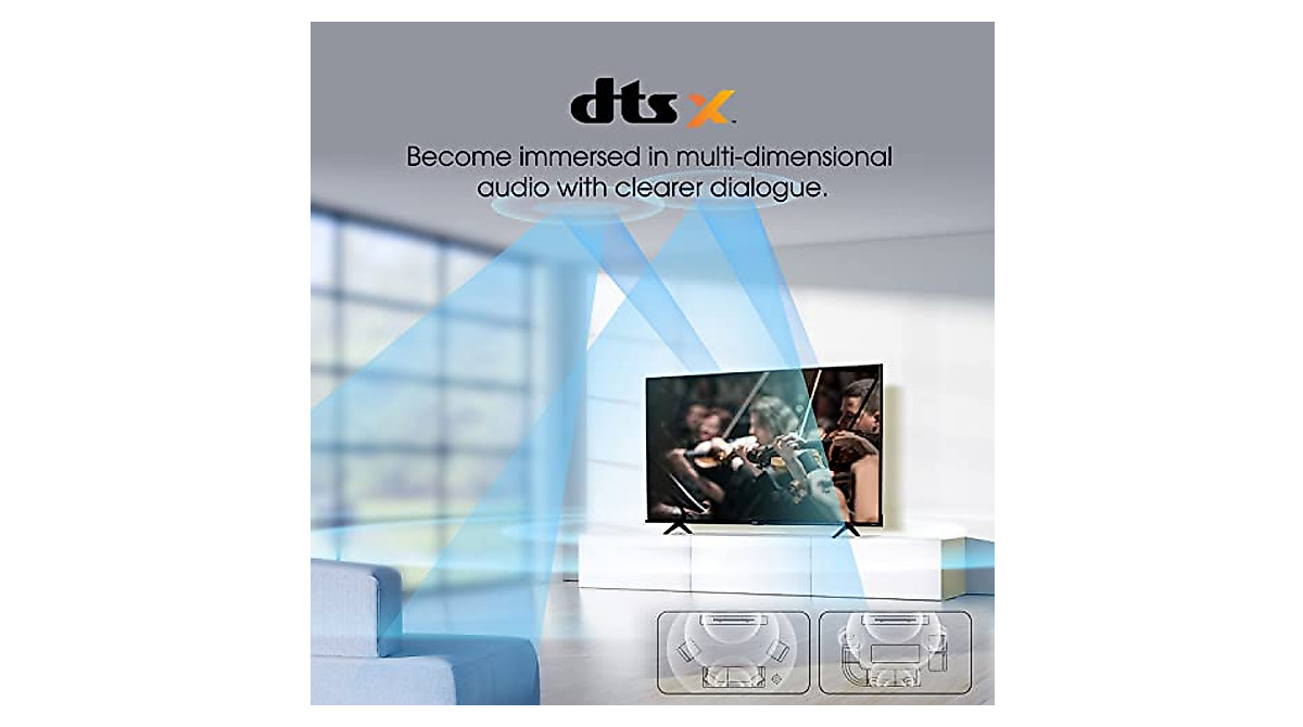 Hisense A6 Series 50-Inch 4K UHD Smart TV - Dolby Vision & DTS Virtual:X
