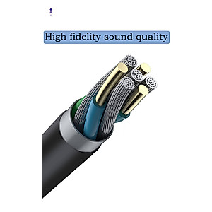 RUKUHOT Boom Mic Cable for Gaming Headsets,Microphone Audio Cable Mute Volume Control for Playstation PS4 or Xbox One Controller, PC,3.5mm Jack Gaming Headphone Mic-Black