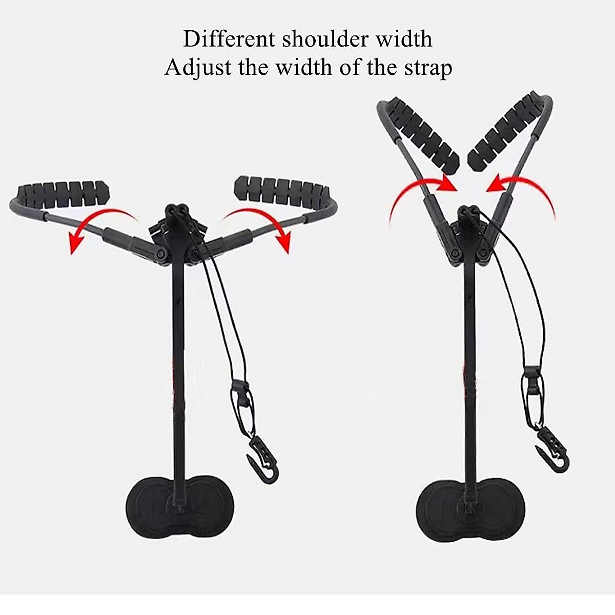 Generic Saxophone Shoulder Harness Aluminum Metal Sax Holder Comfortable Sax Neck Strap Hook for Saxophone for Horn Tenor Baritone Alto Sax Soprano Clarinet