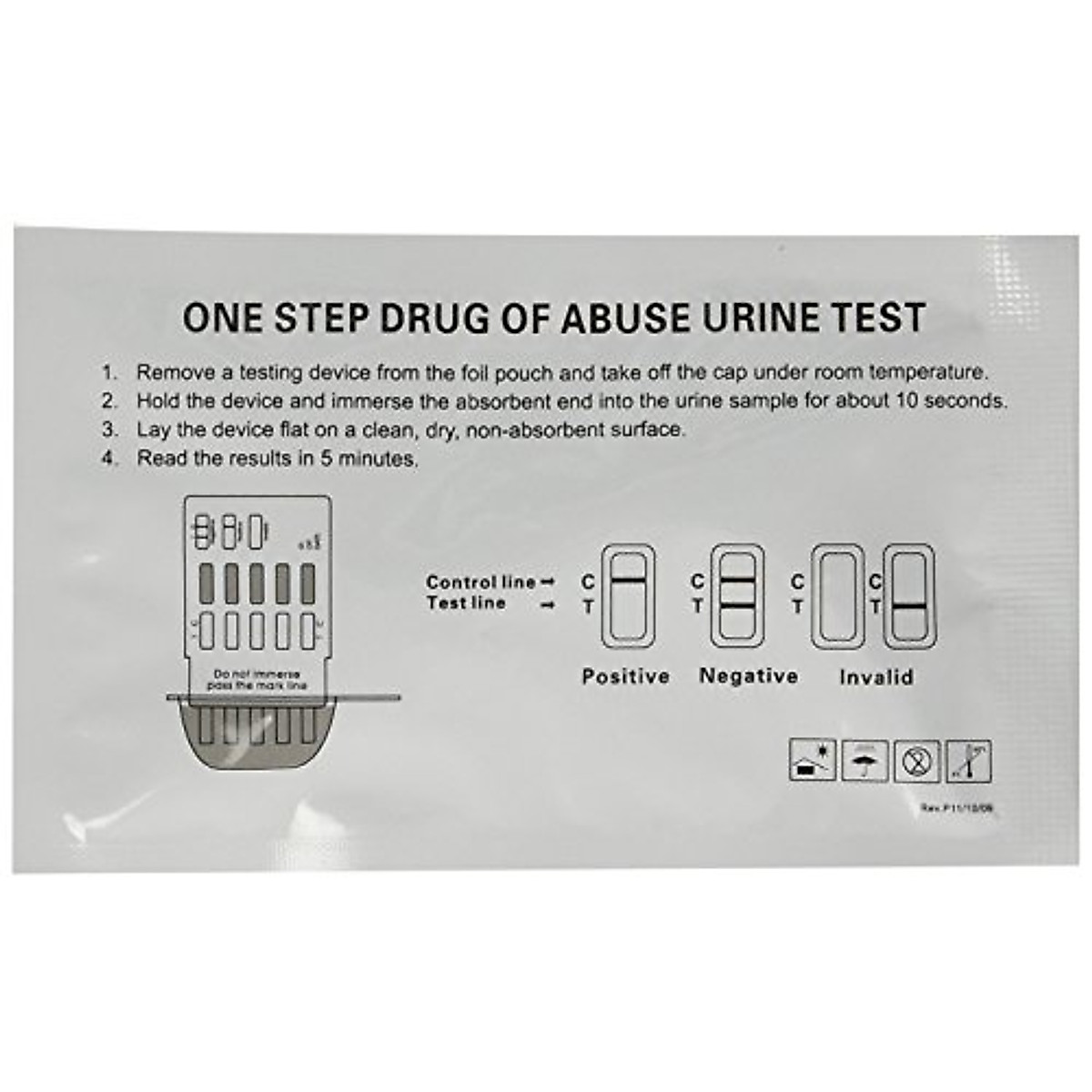 Instant Single Panel Drug Test Kit - Test for Marijuana (THC) - 15 pk