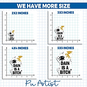 Fourth Wing Sticker Dain Sticker Vinyl Die Cut Sticker for Car Rear View Mirror Laptop Phone Water Bottle Guitar Helmet Gift Idea Merchandise Decor Decal Stuff (Custom Size)