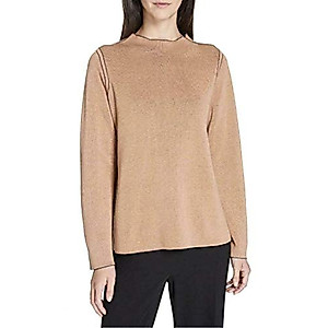 Eileen Fisher Silk/Organic Cotton Black/Clay Reversible Box-Top Size 3X