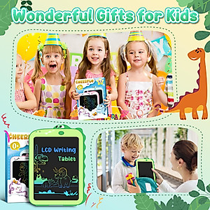 Valentines Day Gifts for Kids LCD Writing Tablet for Kids Toys 8.5" Toddler Toys Learning Drawing Board Dinosaur Toys for 3 4 5 6 7 Year Old Boys Girls Birthday Gifts Idea Light Doodle Pad