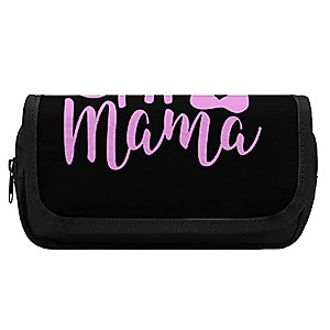 Cat Paw Mama Large Capacity Pencil Case Multi-Slot Pencil Bag Portable Pen Storage Pouch with Zipper