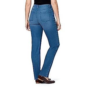 Gloria Vanderbilt womens Amanda Classic High Rise Tapered Jeans, Frisco, 14 Regular US