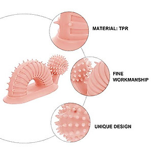 pet Teething Toys Dog Teeth Cleaning Toy Puzzle Toys Puppies Toys Dog Molar Toy Puppy Dog Toothbrush Toy Dog Dental Care Toy Dog Teeth Grinding Toy Missing Food TPR Indestructible