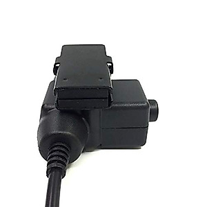U94 PTT System Military Adapter 2 Pin 7.0mm Plug Push to Talk for Kenwood/Baofeng Radio