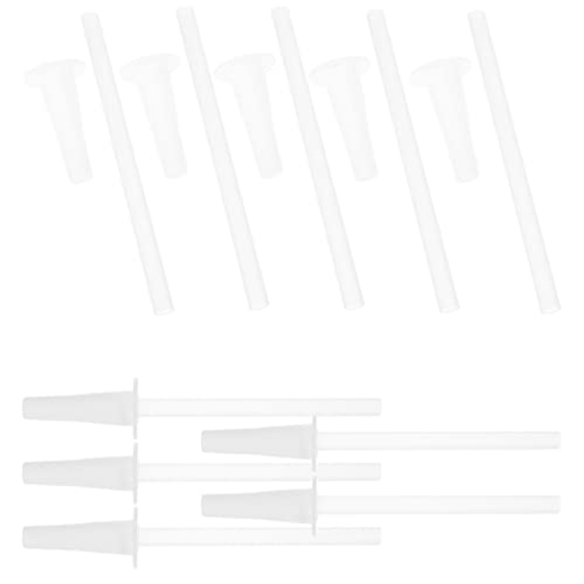 BESPORTBLE 10 Sets Drinking Nozzle Straw Juice Supply Plastic Straws Reusable Silicone Straws Smoothie Straws Multi-function Water Bottle Straw Suite Silicone Pp High Capacity
